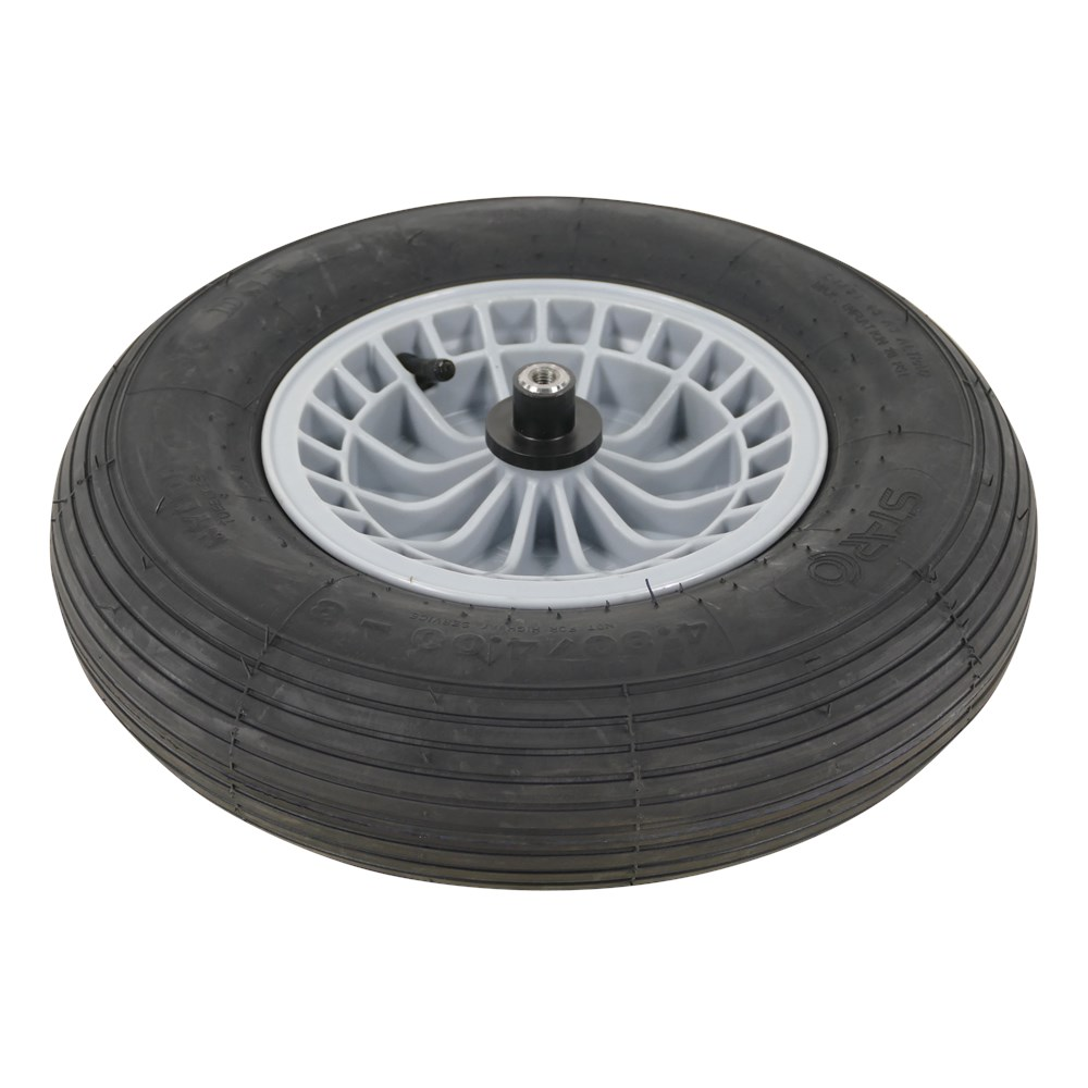 2PLy FORT wheelbarrow wheel, plastic rim, colour grey, pneumatic tire ...